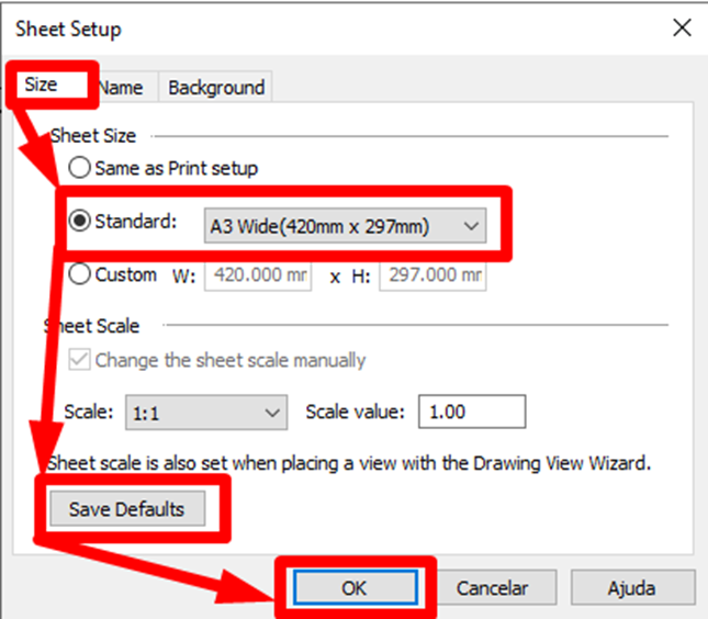 Solid Edge Drafting Templates (Folhas customizadas de detalhamento)